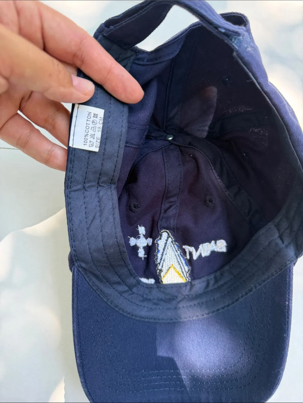 Accessories | Saint Lucia Embroidered Navy Baseball Cap | Poshmark